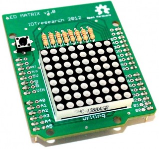 3 matrices à LEDs pour Arduino et Raspberry Pi chez Ciseco - Framboise 314, le Raspberry Pi à la ...