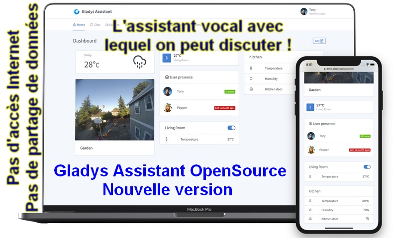 Gladys Assistant nouvelle version du projet opensource - Framboise 314 ...