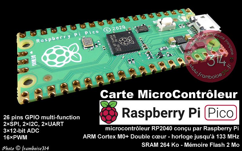 Raspberry Pi PICO la carte Microcontrôleur de la Fondation - Framboise ...