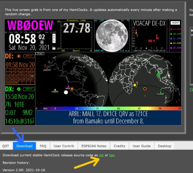 HamClock une horloge RadioAmateur sur Raspberry Pi - Framboise 314, le ...