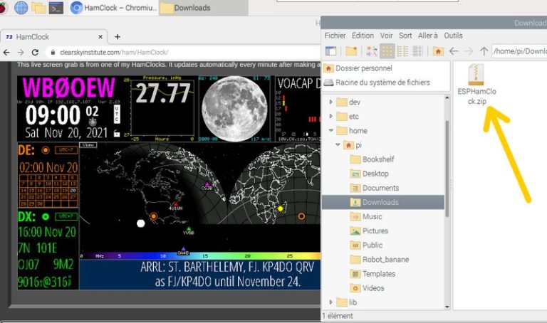 HamClock une horloge RadioAmateur sur Raspberry Pi - Framboise 314, le ...