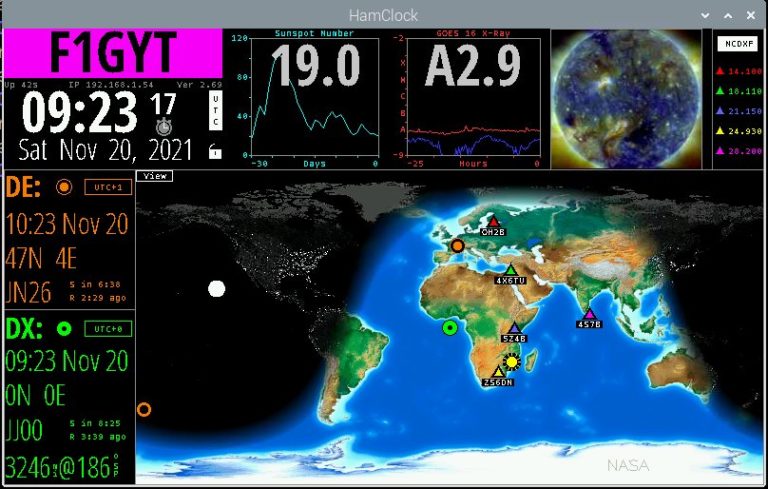 HamClock une horloge RadioAmateur sur Raspberry Pi - Framboise 314, le ...