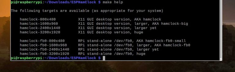 HamClock une horloge RadioAmateur sur Raspberry Pi - Framboise 314, le Raspberry Pi à la sauce ...