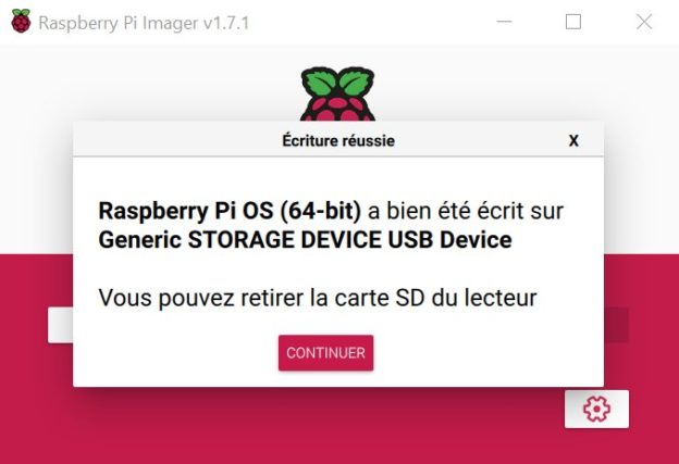 Installer Raspberry Pi OS avec la nouvelle version 1.7.1 de Raspberry ...
