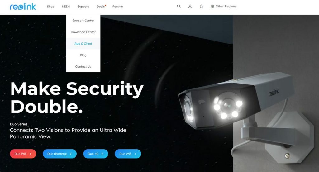 Caméra Reolink Duo 2 - PoE 4K Double objectif vision à 180° - Framboise ...