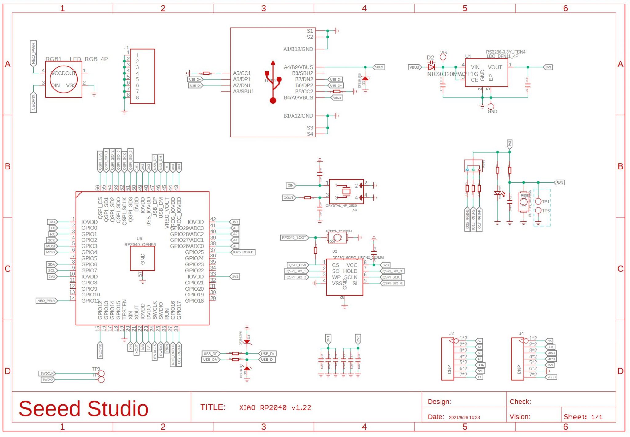 Démarrer avec Seeedstudio Xiao RP2040 - Framboise 314, le Raspberry Pi ...