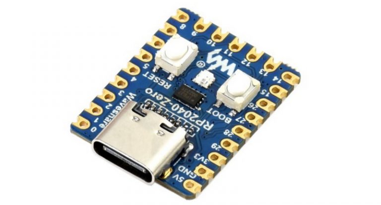 Carte WaveShare RP2040-ZERO - Framboise 314, le Raspberry Pi à la sauce ...