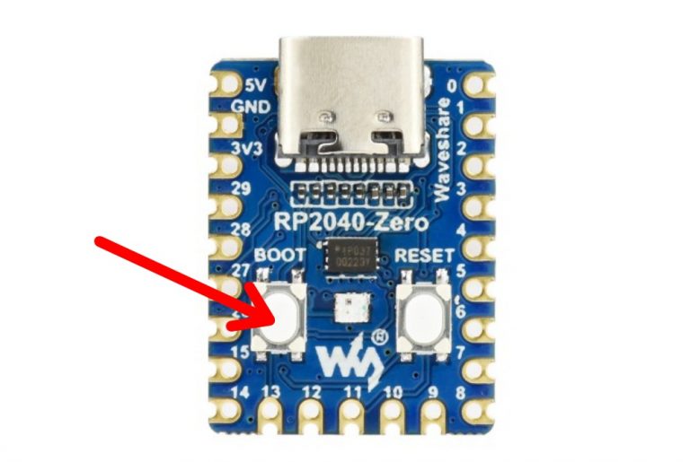 Carte WaveShare RP2040-ZERO - Framboise 314, le Raspberry Pi à la sauce ...