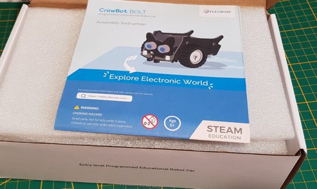 Robot éducatif programmable avec ESP32 : Crowbot Bolt d'Elecrow ...