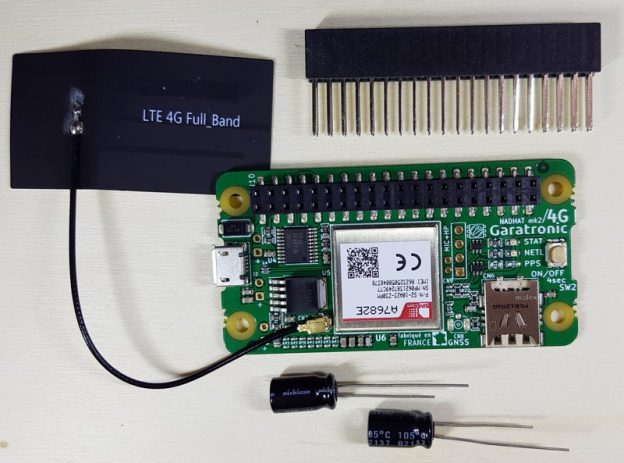 Carte GSM 4G/LTE Nadhat MK2 - USB et HAT Raspberry Pi avec SimCom ...