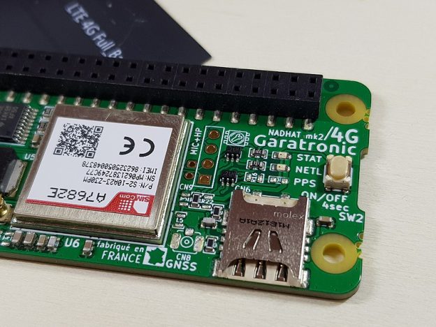 Carte GSM 4G/LTE Nadhat MK2 - USB et HAT Raspberry Pi avec SimCom ...