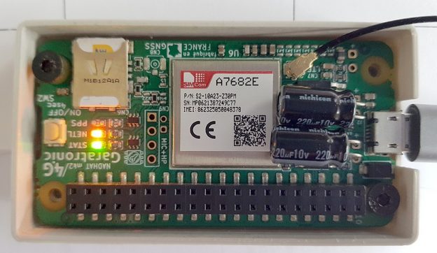 Carte GSM 4G/LTE Nadhat MK2 - USB et HAT Raspberry Pi avec SimCom ...