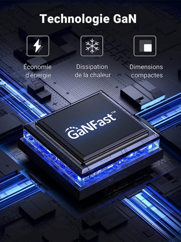 Chargeur rapide Ugreen Nexode 140 watts technologie GaNFast - Framboise 314, le Raspberry Pi à ...