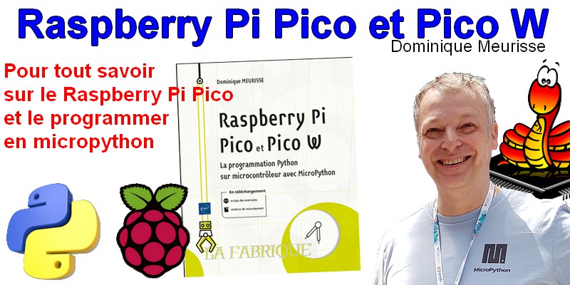 Pour tout savoir sur le Raspberry Pi PICO : Le livre de Dominique Meurisse - Framboise 314, le ...