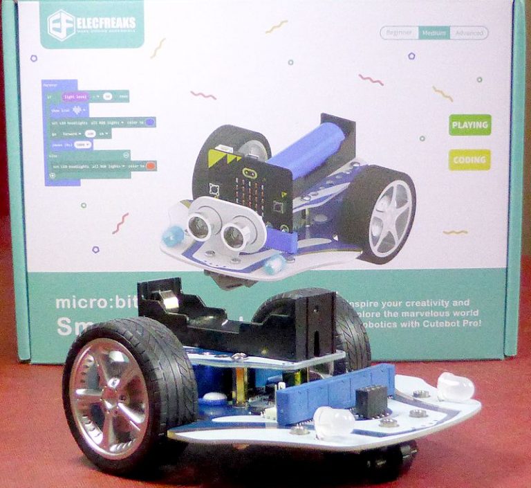 Robot CuteBot Pro d'Elecfreaks pour Micro:bit - Framboise 314, le ...