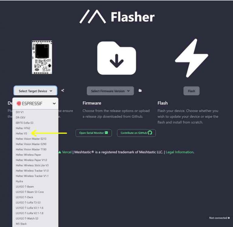 Meshtastic - Installer Meshtastic sur un module - Framboise 314, le ...