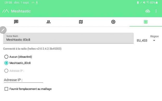 Meshtastic - Configuration avec l'application Bluetooth - Framboise 314 ...