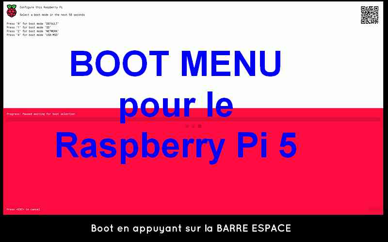 Raspberry Pi OS se dote d'un Menu de démarrage : Boot Menu - Framboise ...