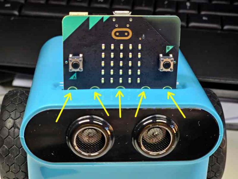 Test du robot TPBot EDU Car Kit pour micro:bit par Elecfreaks
