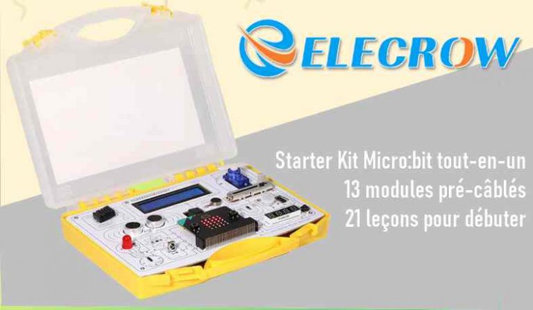 Starter Kit Micro:bit Elecrow – Test, modules, avis complet